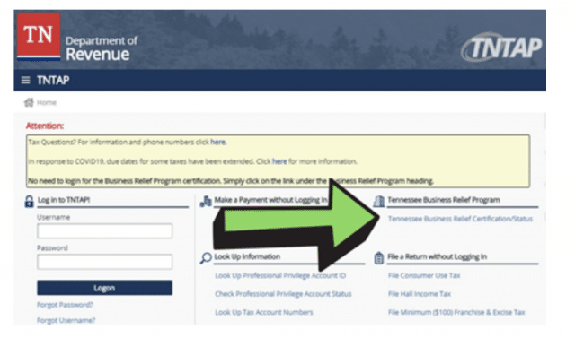Free Financial Aid Payment in Tennessee